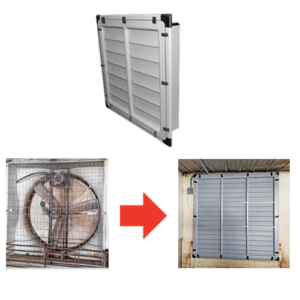 Hog PVC Shutters | EcoTight Shutter, Fan Shutter, Z Wall