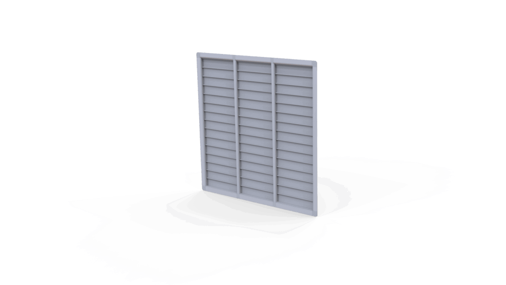 EcoTight Shutter – Insulated & Weatherproof Fan Shutter | Double L