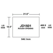 JD1501 2-Way Ceiling Air Inlet – Efficient Barn Ventilation Control